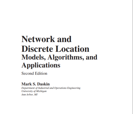 Network and Discrete Location Models, Algorithms, and Applications | تصمیم سازان مدیران پارس
